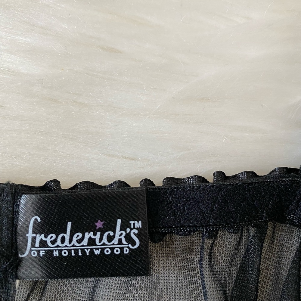 Fredericks Of Hollywood Sheer Lace Babydoll - Gem